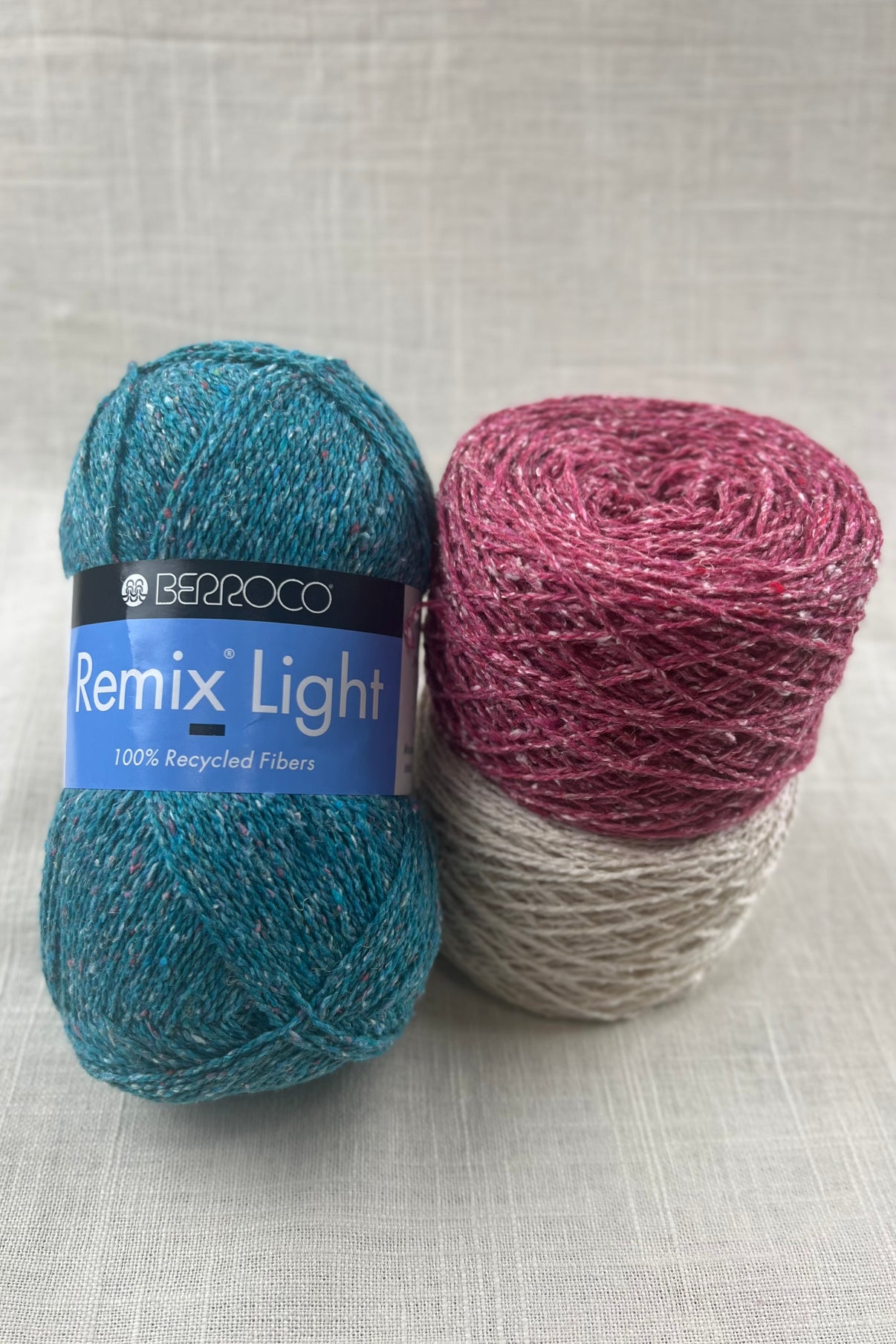 Berroco Remix Light - Seaside Peony Tea Kit – Unwind Yarn Studio